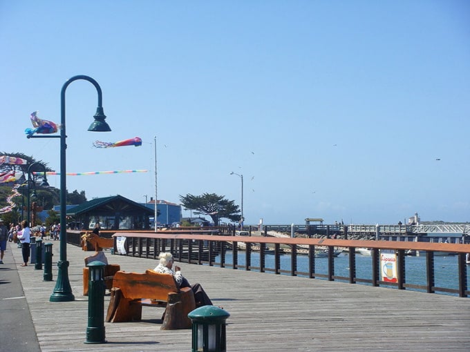 The waterfront boardwalk invites leisurely strolls between meals, perfect for working up your next seafood appetite.