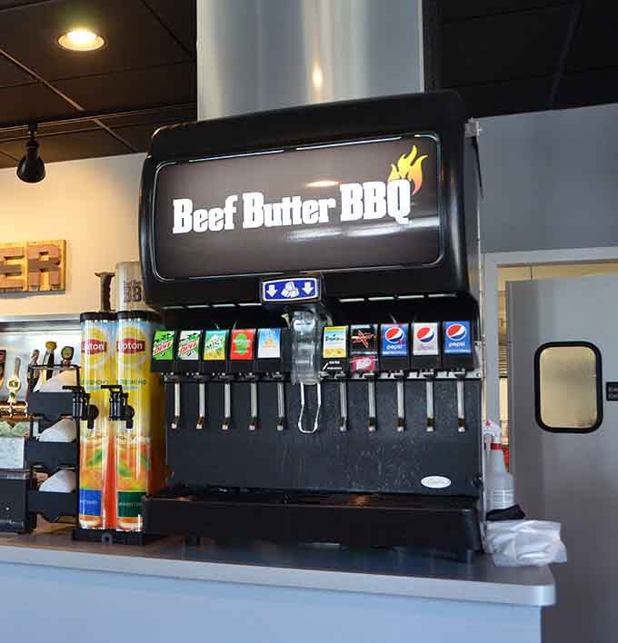 When your beverage station is this well-stocked, you know they've thought of everything here.
