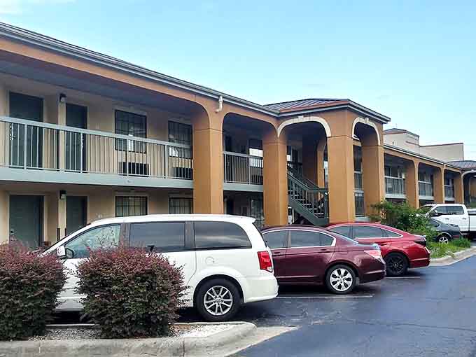 Comfortable lodging with convenient parking means exploring this charming town doesn't require roughing it or sleeping in your car like college days.