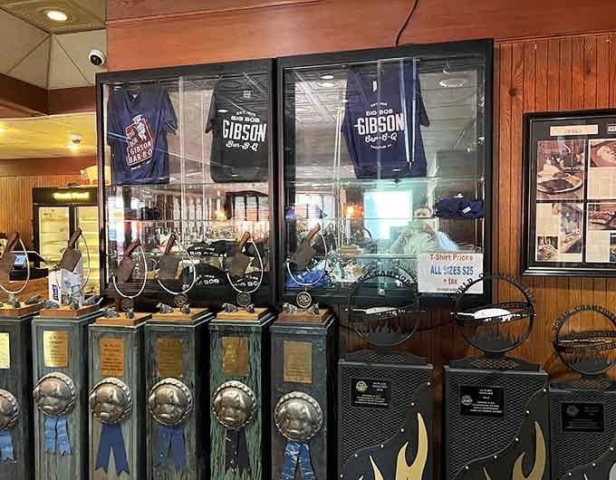Those championship trophies aren't just decorations, they're proof this place earned every accolade displayed.