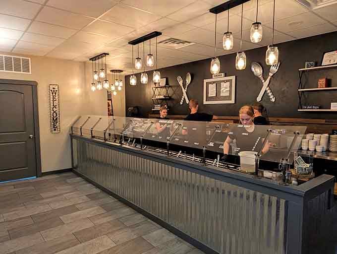 Behind-the-scenes glimpse of the team preparing to serve another evening of classic Wisconsin supper club excellence.