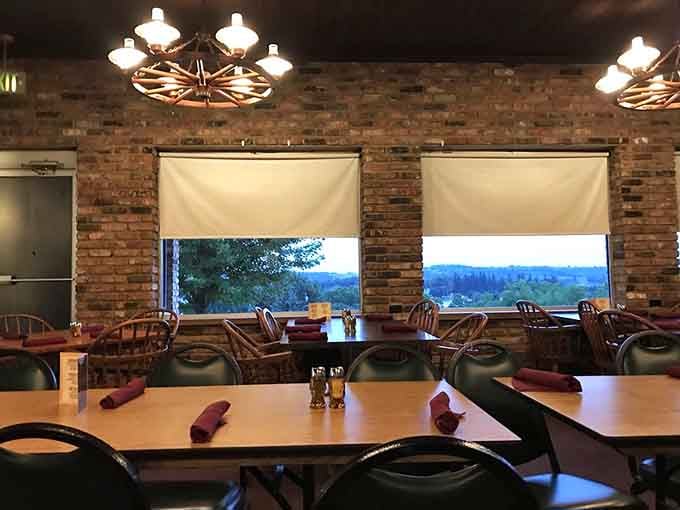 Spacious dining room with countryside views that remind you why southeastern Minnesota deserves more attention.