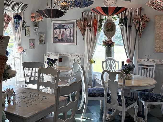 The Lazy Maid Cr&ecirc;perie decorates with whimsical charm, turning breakfast into an experience worth photographing first.