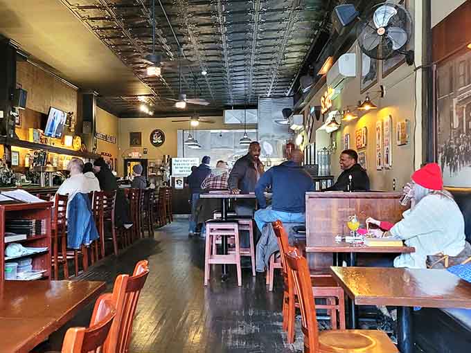 The kind of neighborhood spot where strangers become regulars and regulars become family over good food.