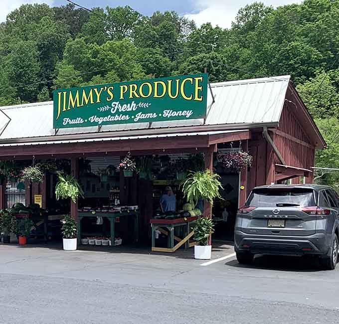 Jimmy's Produce: fresh local goods in a barn that's more charming than any fancy grocery store.