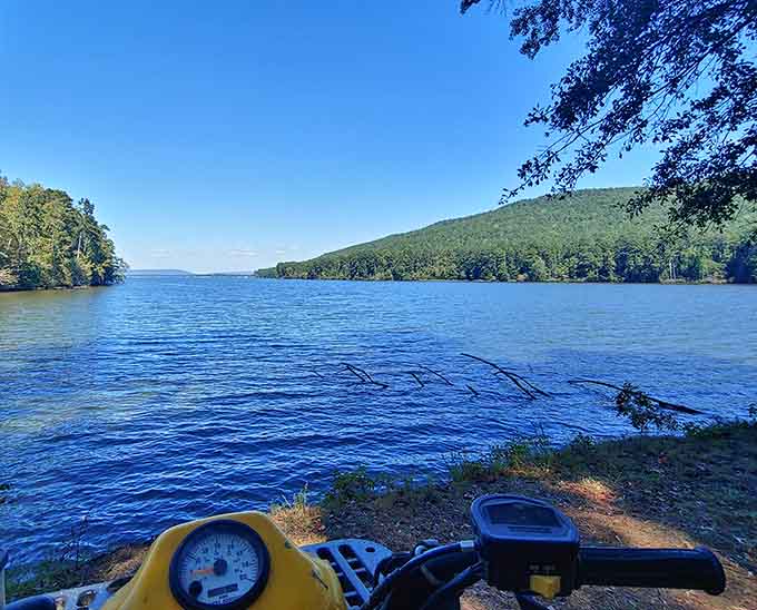 Lake views that make you wonder why you ever thought a screensaver could compete with the real thing.