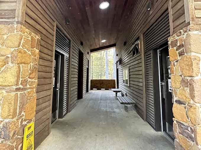 Modern facilities blend seamlessly into the natural landscape, making comfort accessible without compromising the wilderness vibe.