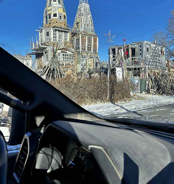 That moment when you're driving through town and your brain needs a second to process what your eyes see.