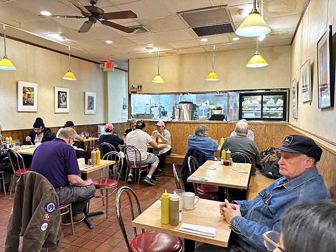 A full house of happy diners proves that some places never go out of style, especially when the food consistently delivers pure satisfaction.
