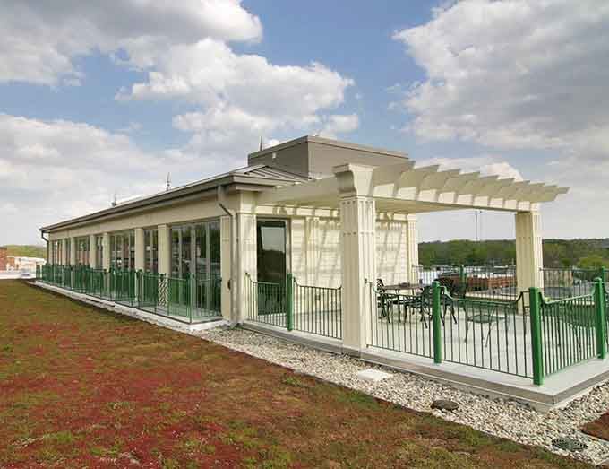 Rooftop entertaining space where the views compete with the company for your undivided attention all night.