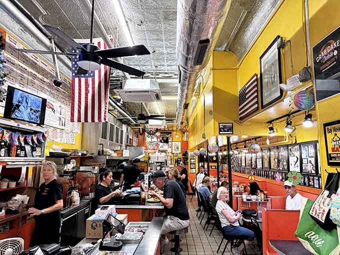 When the whole restaurant stands for the Pledge, you're witnessing something beautifully American and wonderfully unique.