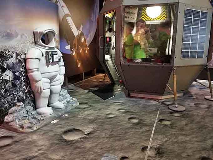 Step into this lunar landscape and pretend you're Neil Armstrong, minus the actual danger and space training.