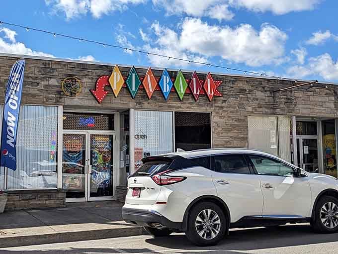 Vintage arcade nostalgia meets modern fun, proving pinball wizards never really go out of style in small towns.