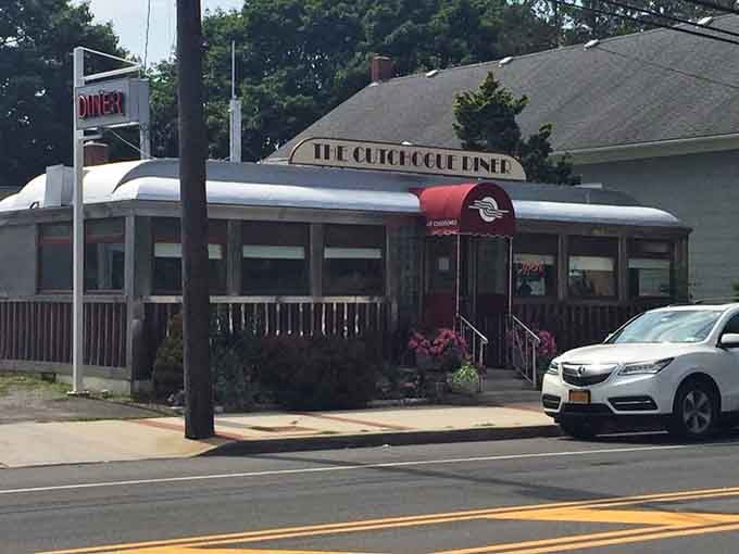 That classic roadside view with parked cars out front means locals know something tourists are about to discover.