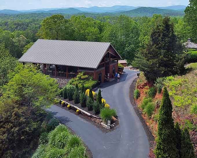 A winery perched on the hillside with views that rival anything Napa Valley has to offer.