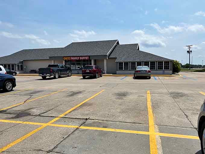 Plenty of parking spaces mean the hardest part of your visit is deciding what to eat first.