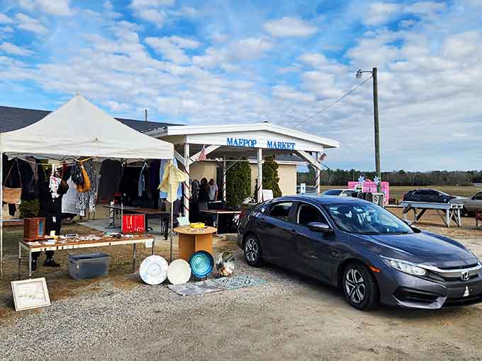 Mae Pop Market brings community together under white tents, proving the best shopping doesn't need a mall.