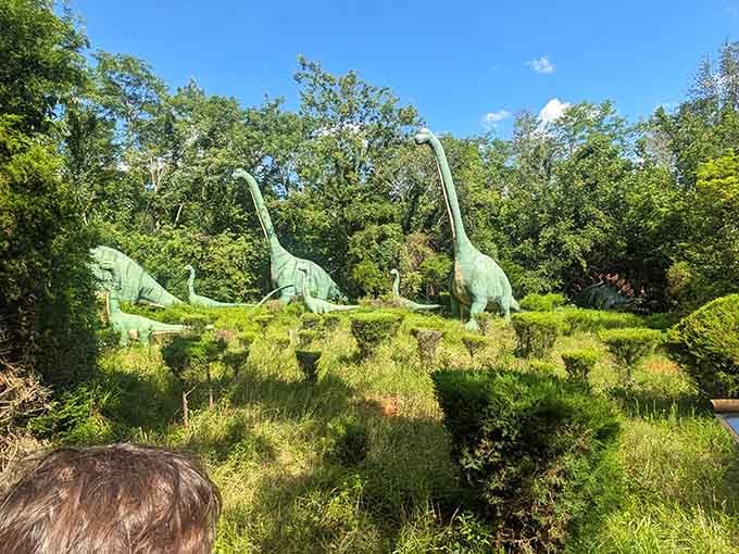 When Brachiosaurus necks reach for the Kentucky sky, you realize giraffes are just adorable wannabes by comparison.