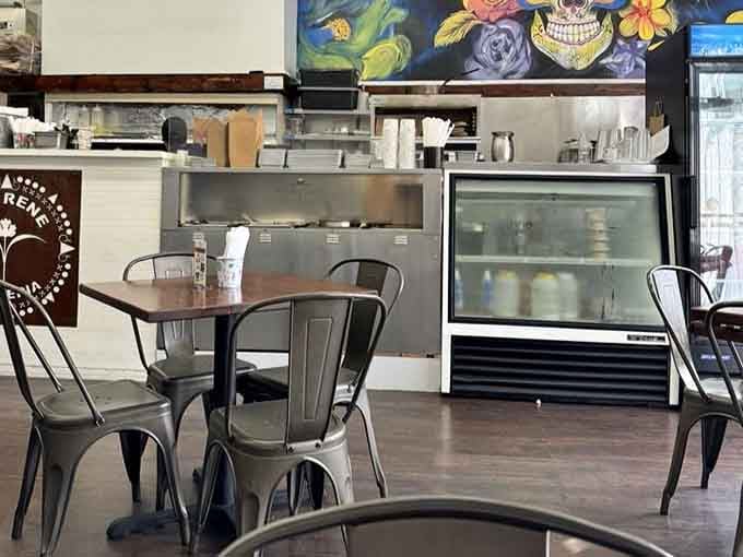 Cozy tables and colorful art make this the kind of place where conversations flow as freely as the compliments about the food.