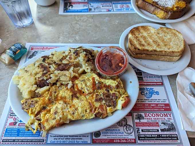 This omelet loaded with meat and cheese demonstrates that sometimes more really is more, especially when it's this delicious.