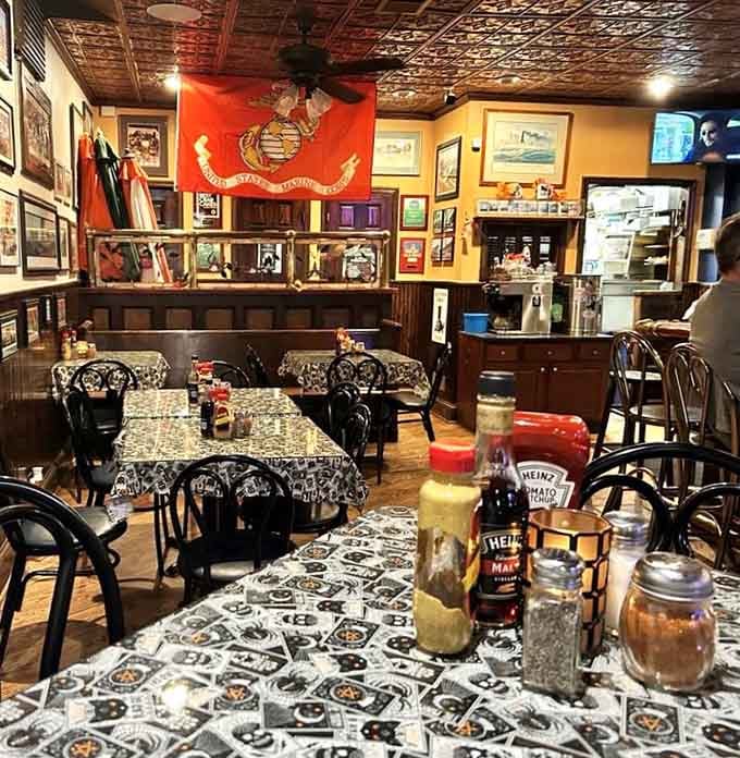 When condiments come in mason jars on your table, you know this place values substance over style, which is refreshing.