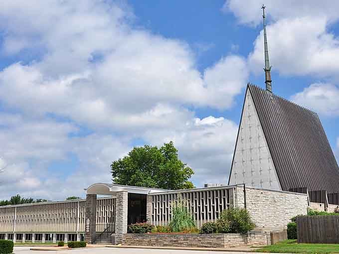 Churches with distinctive architecture dot the landscape, anchoring neighborhoods with history and community connection.