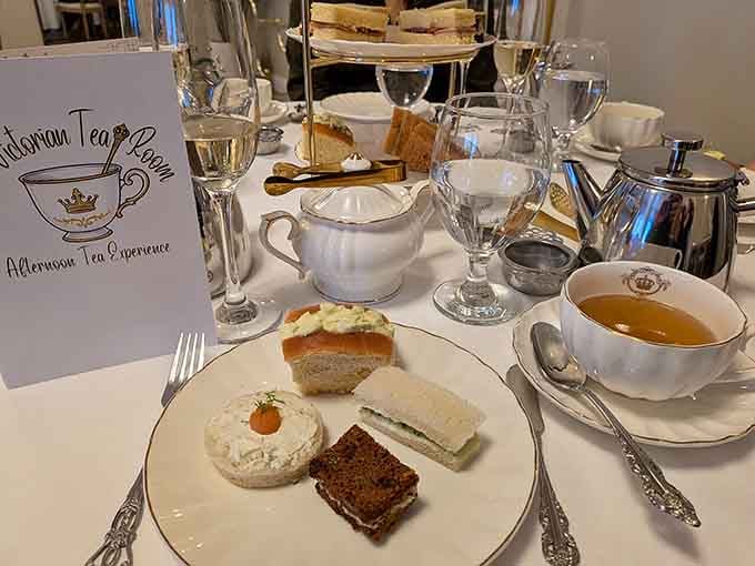 Delicate pastries and proper tea service provide an elegant respite from the hunt for hidden gems.