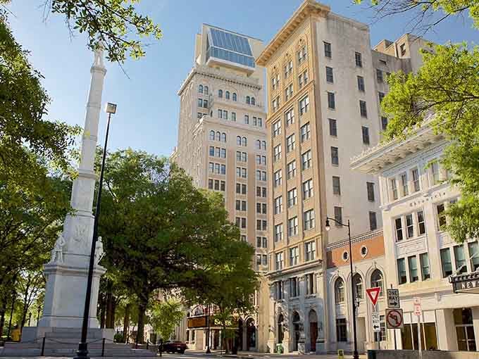 Augusta's tree-lined streets and elegant buildings create a postcard-perfect scene that makes you slow down and appreciate beauty.