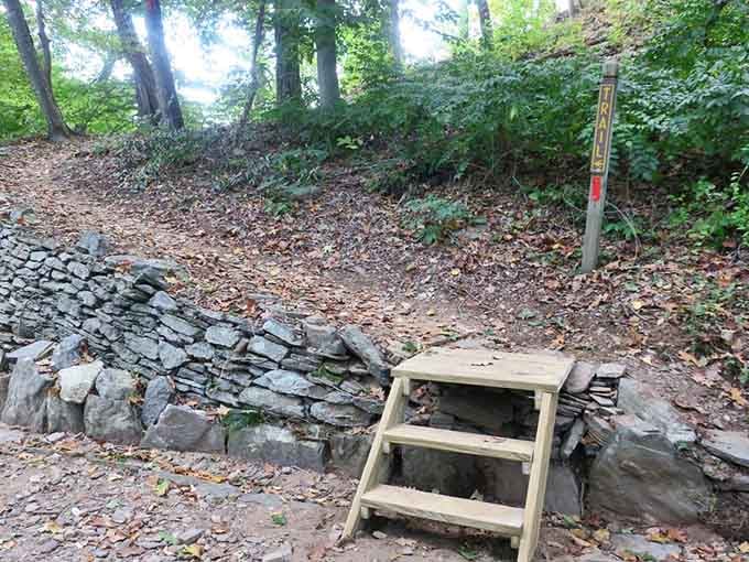 Trails wind through the property where you can walk off your amazement at one man's architectural ambitions.