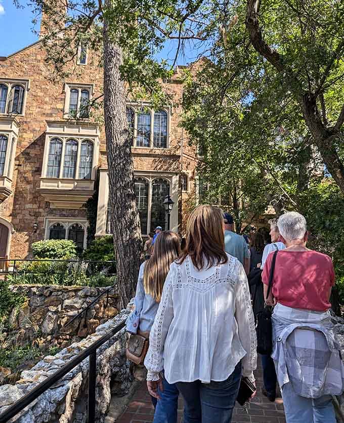 Following your tour guide through the estate grounds, discovering stories and secrets hidden in every corner.