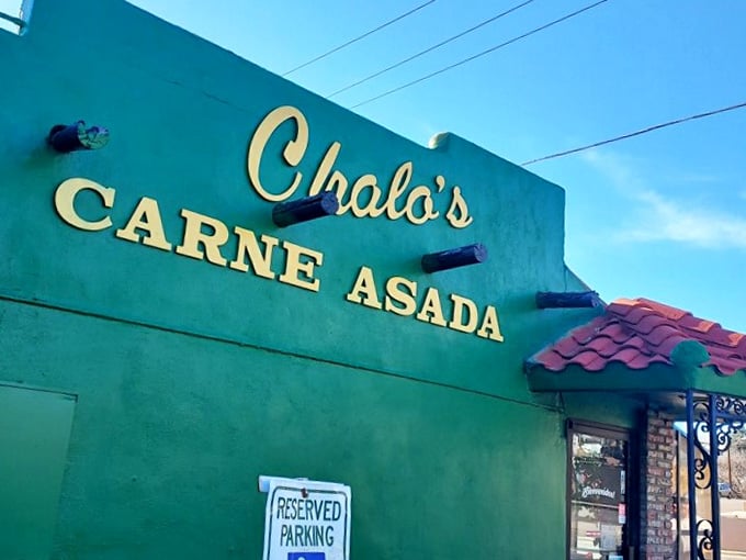 Chalo's bright turquoise exterior practically shouts that serious Mexican food happens inside, no fancy decor required here.