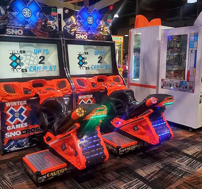 Racing simulators bring competitive winter sports indoors where frostbite and broken bones are considerably less likely.