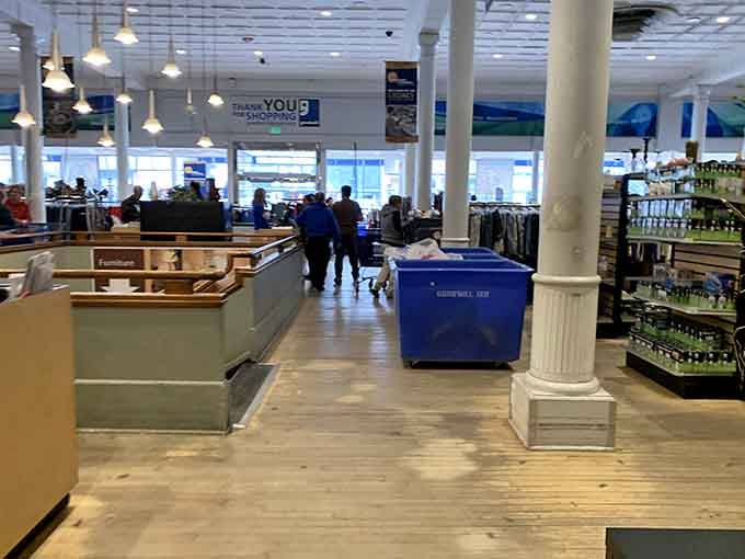 Wide open spaces filled with endless possibilities, where shoppers roam free like kids in the world's most affordable candy store.