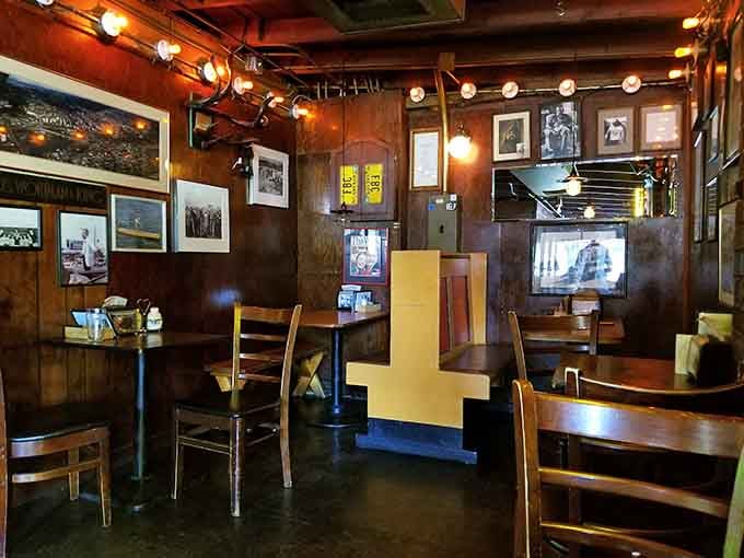 Cozy booths and warm lighting make every meal feel like coming home to your favorite spot.