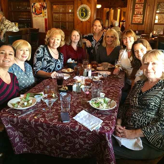 Groups gather around tables that have hosted countless celebrations, creating memories over generous portions and good conversation.