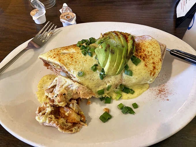 This veggie burrito proves plant-based breakfast can be just as hearty and satisfying as any meat-lover's dream plate.