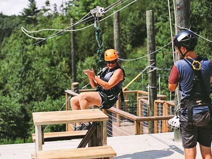 Zip-lining through mountain forests delivers adrenaline rushes that no amount of coffee could ever hope to match successfully.