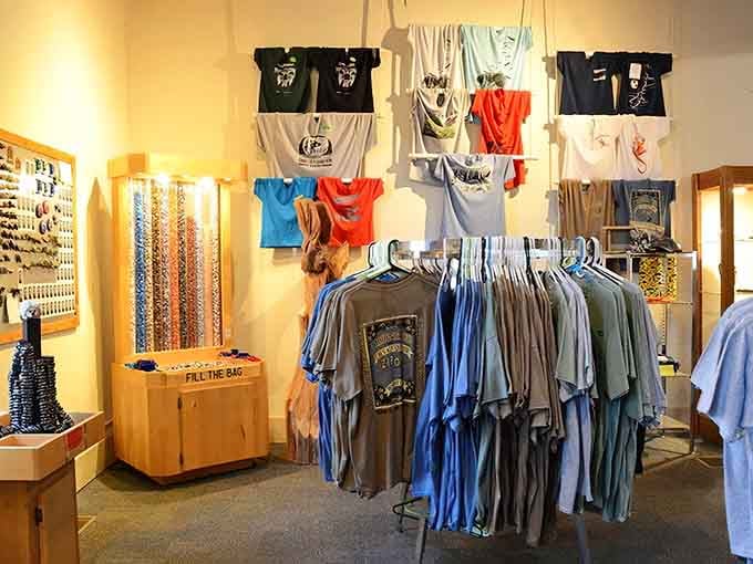 The gift shop where you can take home cave-themed treasures without actually smuggling out any stalactites.