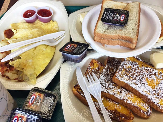 Breakfast done right with French toast, omelets, and toast, proving Hot Grill masters every meal like seasoned champions.