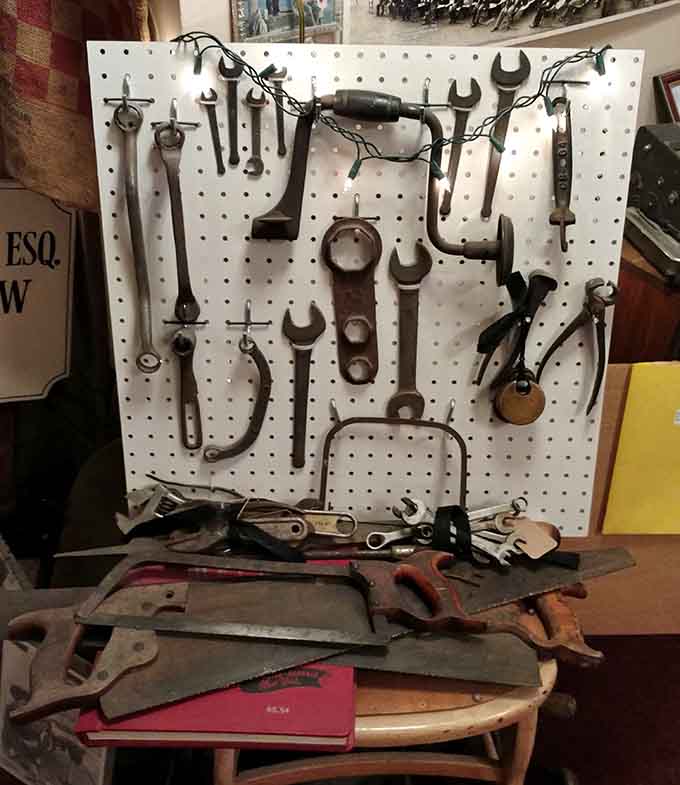 Hand tools from working-class families who built their lives with sweat, skill, and determination in Iron Island.