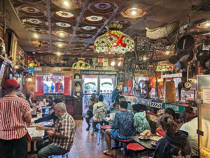 The crowd ranges from first-timers to regulars, all united by their excellent taste in dessert.