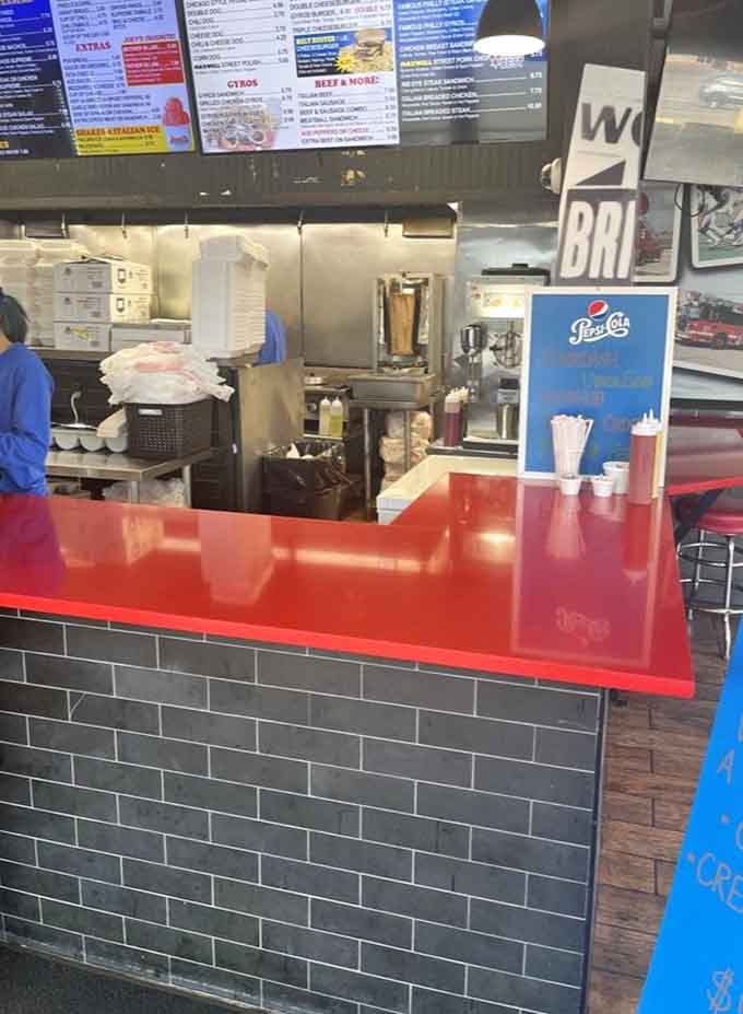 The kitchen view reveals where all those delicious decisions get made, one steamed bun at a time here.