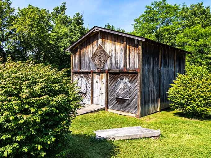 This weathered barn serves as a performance venue, hosting shows that blend historical entertainment with modern theatrical flair.