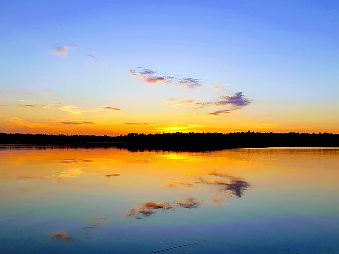 Sunsets here paint the channels in colors so vivid, your phone camera doesn't stand a chance of capturing them.