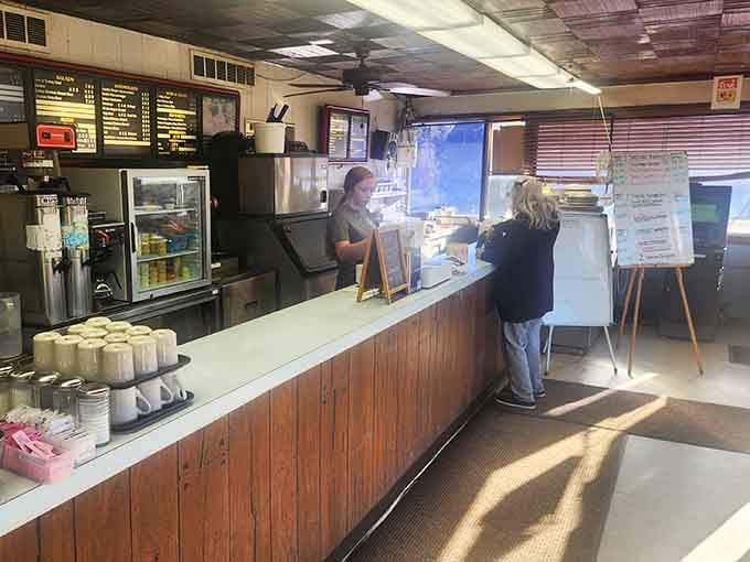 The friendly counter service keeps things personal and efficient, just like diners should be.