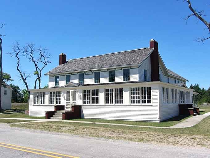 Glen Haven's historic buildings whisper stories of Great Lakes shipping days when this coast was America's maritime highway.