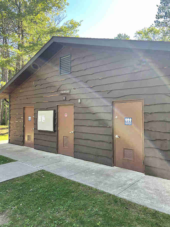 Clean facilities that respect your dignity, because even nature lovers deserve hot showers and functional plumbing after a day outdoors.