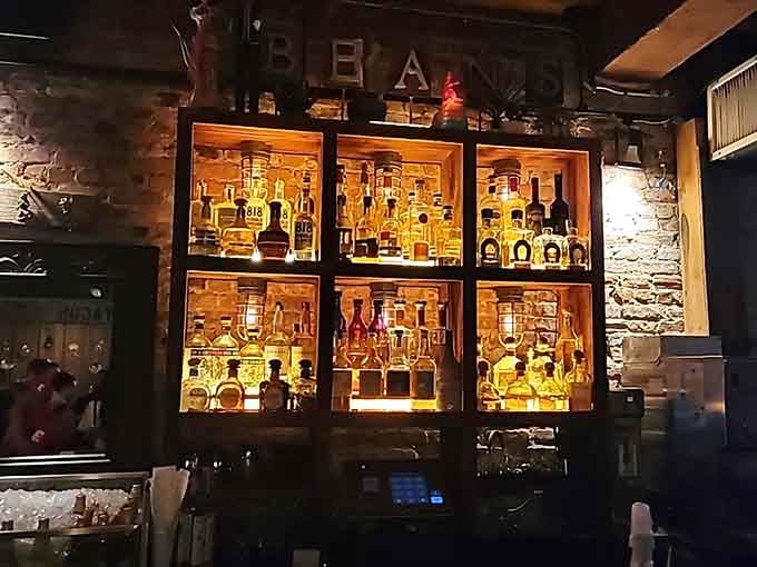 A tequila collection so impressive it could make a grown person weep tears of pure joy.