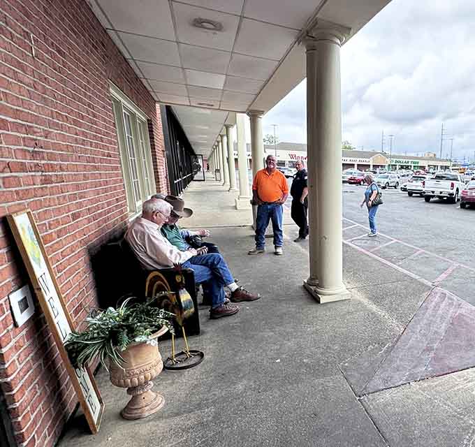Even the covered waiting area outside looks inviting, where patient diners know the wait for Martin's chicken is absolutely worth every single minute.