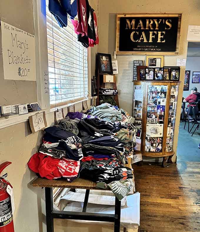 Take home a shirt so you can prove to your friends that yes, this place really exists.